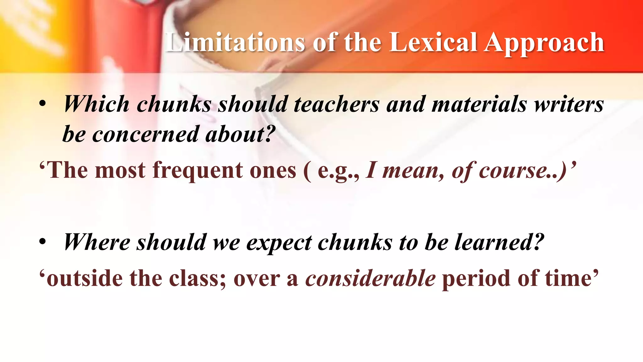 Lexical approach | PPTX