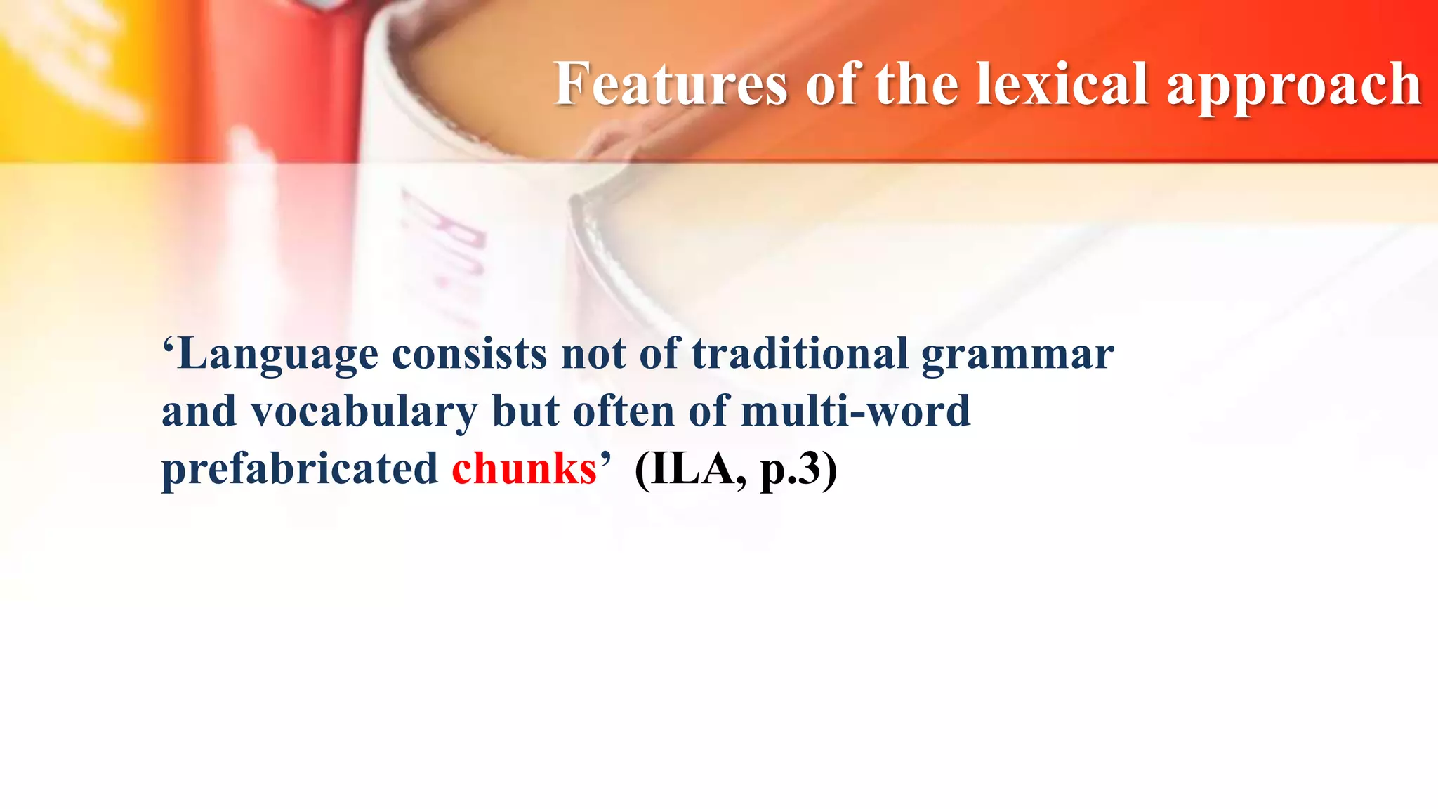 Lexical approach | PPTX