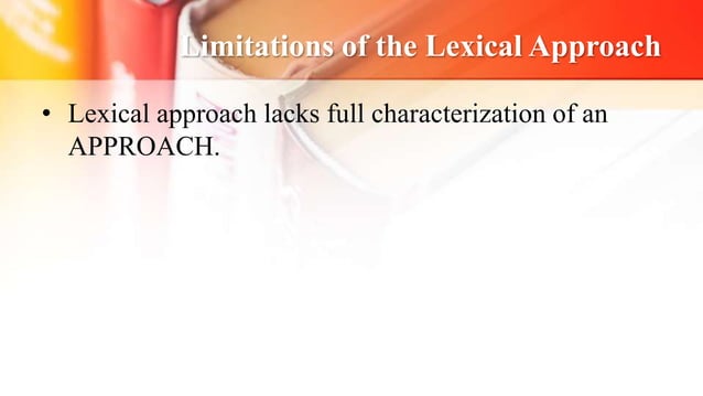 Lexical approach | PPTX