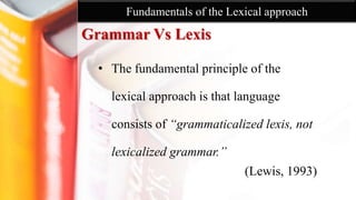 Lexical approach | PPTX