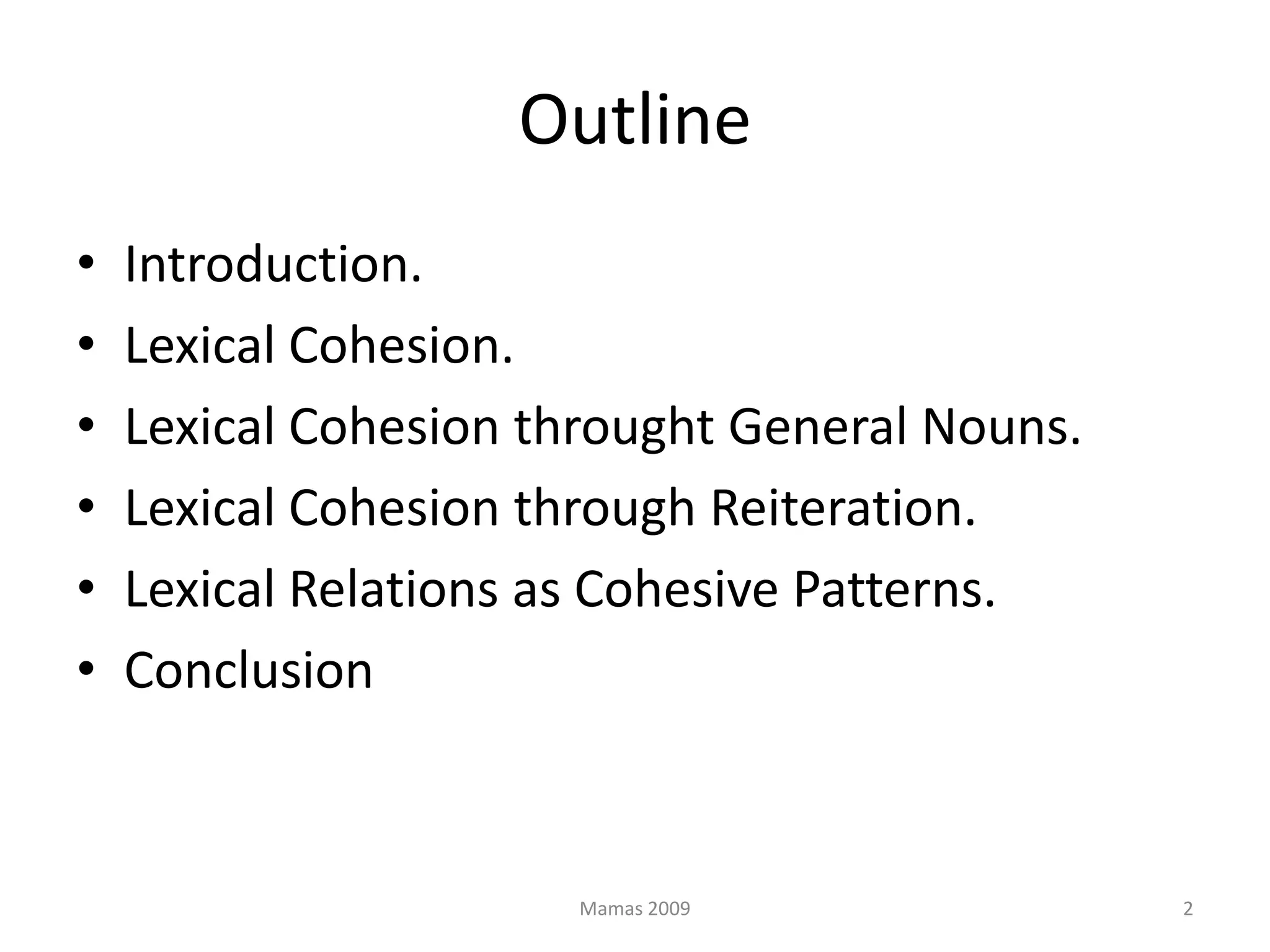 Lexical cohesion | PPTX