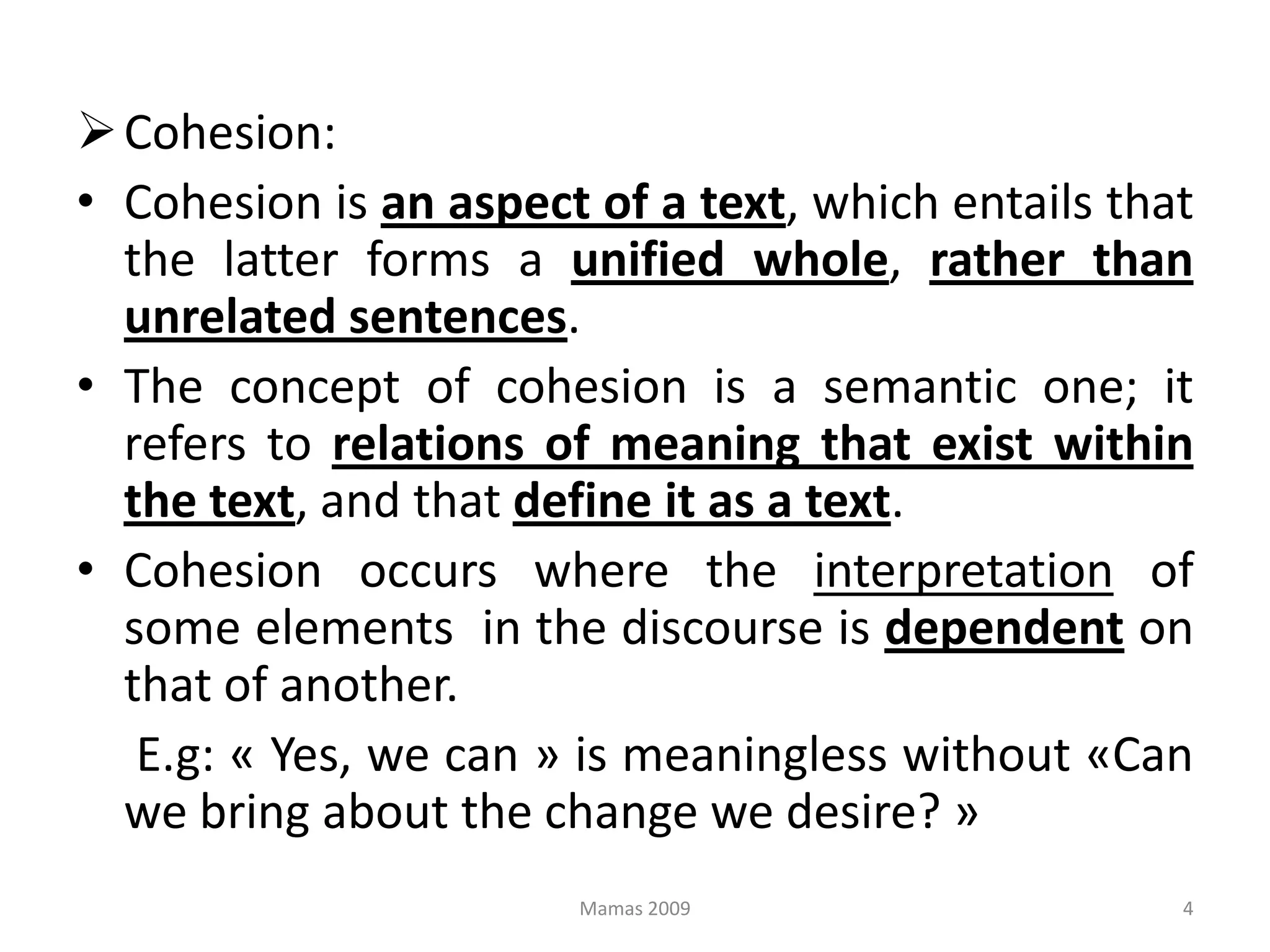 Lexical cohesion | PPTX