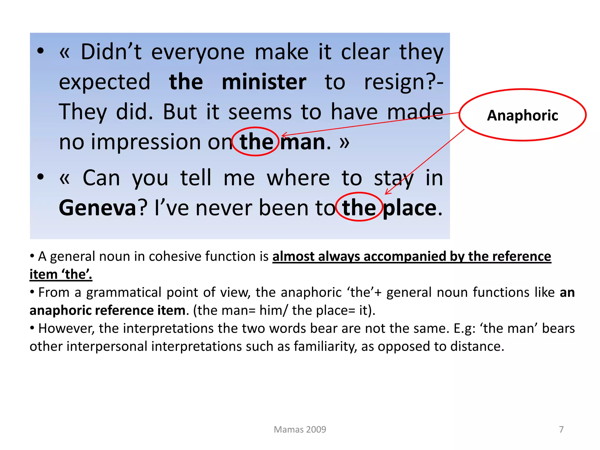 Lexical cohesion | PPTX
