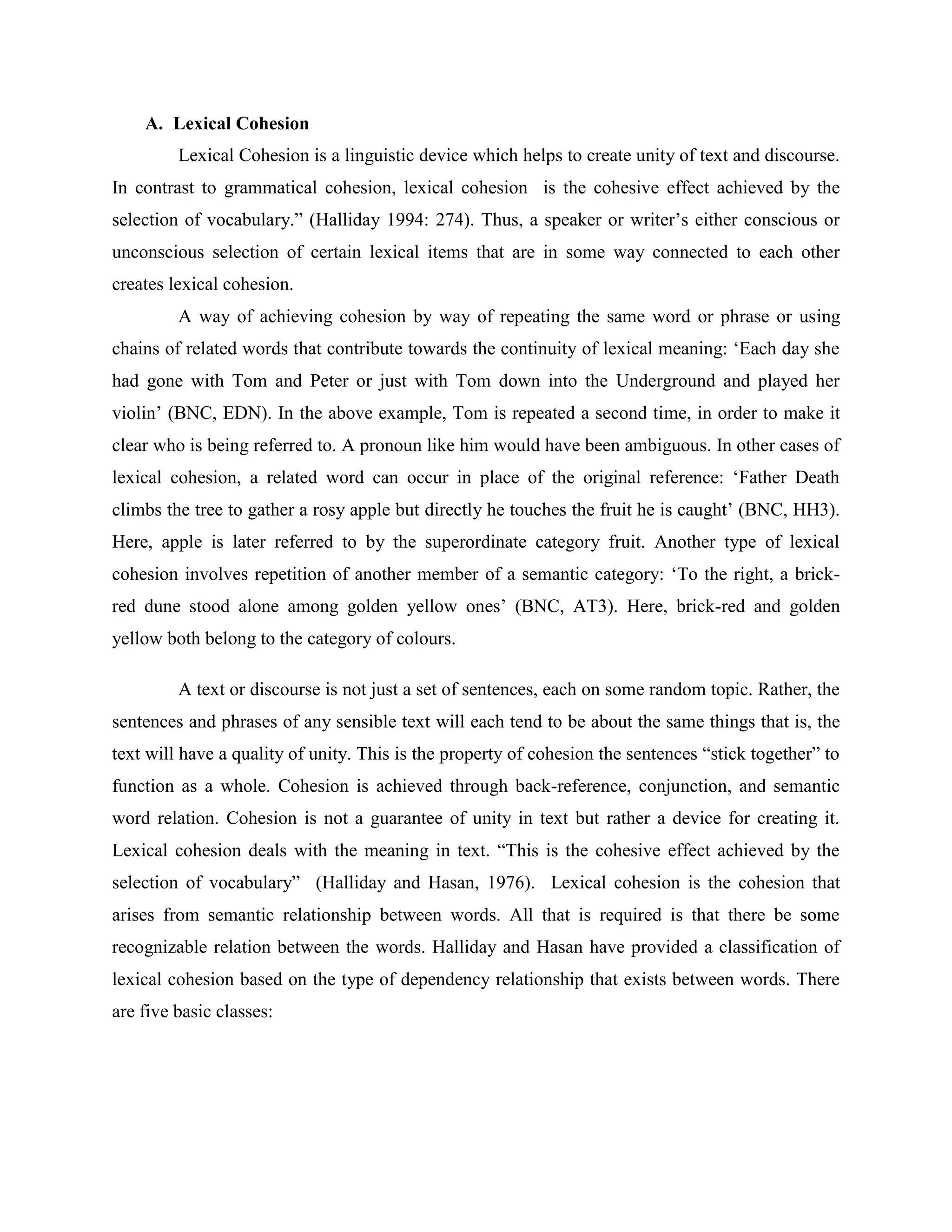 Lexical cohesion | DOCX