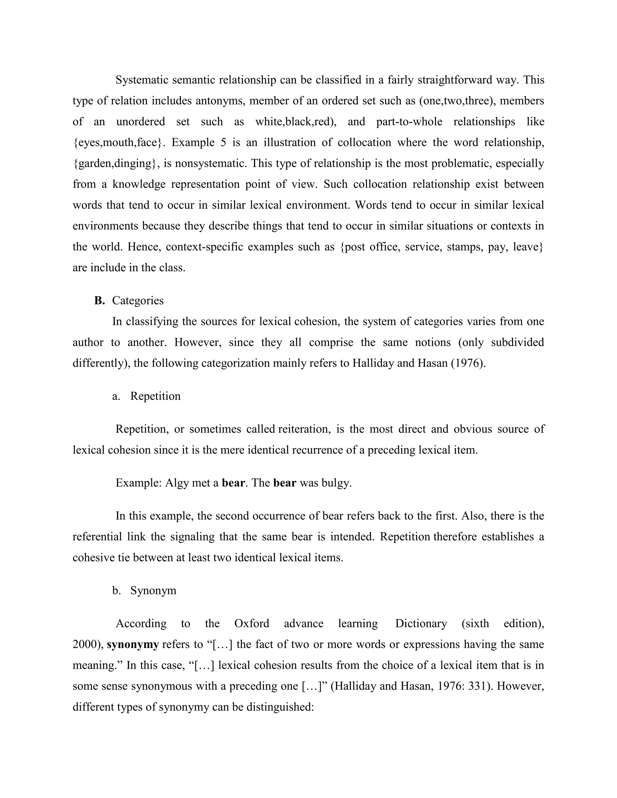 Lexical cohesion | DOCX