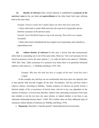 Lexical cohesion | DOCX