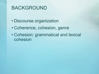 Lexical cohesive analysis | PPTX