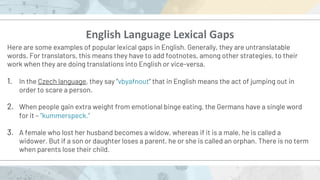 Lexical Gaps.pdf Lexical Gaps Lexical Gaps | PDF