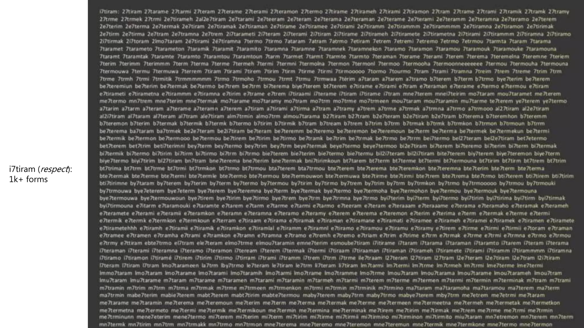 Lexical Induction of Morphological and Orthographic Forms for Low Resourced Languages | PPT