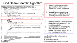 Lexically constrained decoding for sequence generation using grid beam ...