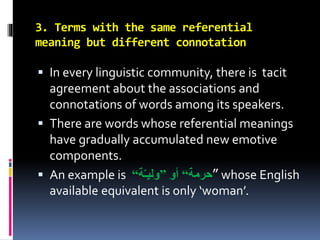 Lexical non equivalence- presentation | PPTX