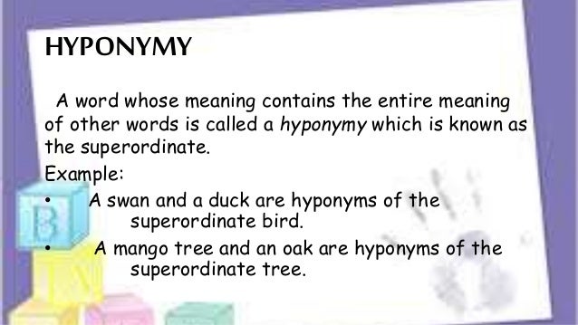 Lexical or word meaning klmpok 2