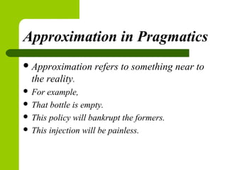 Lexical pragmatics presentation | PPT | Science