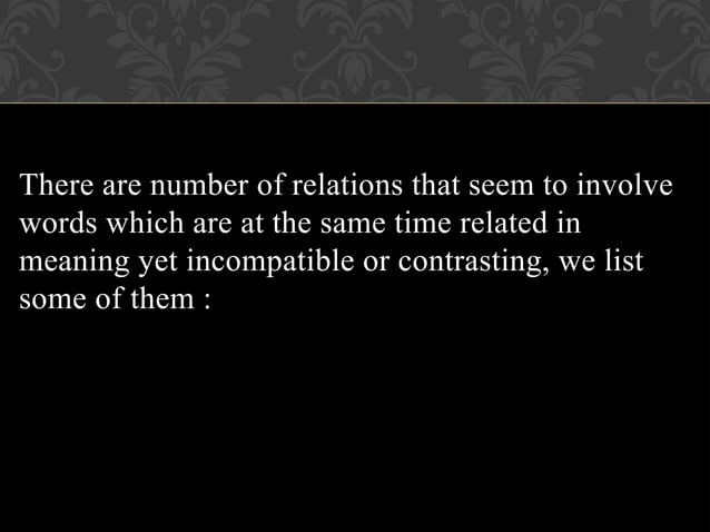 lexical relation-2.pptx meanings of language | PPT