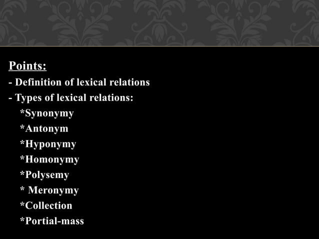 lexical relation-2.pptx meanings of language | PPT