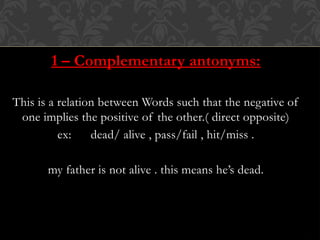 lexical relation-2.pptx semantics meaning of L | PPT