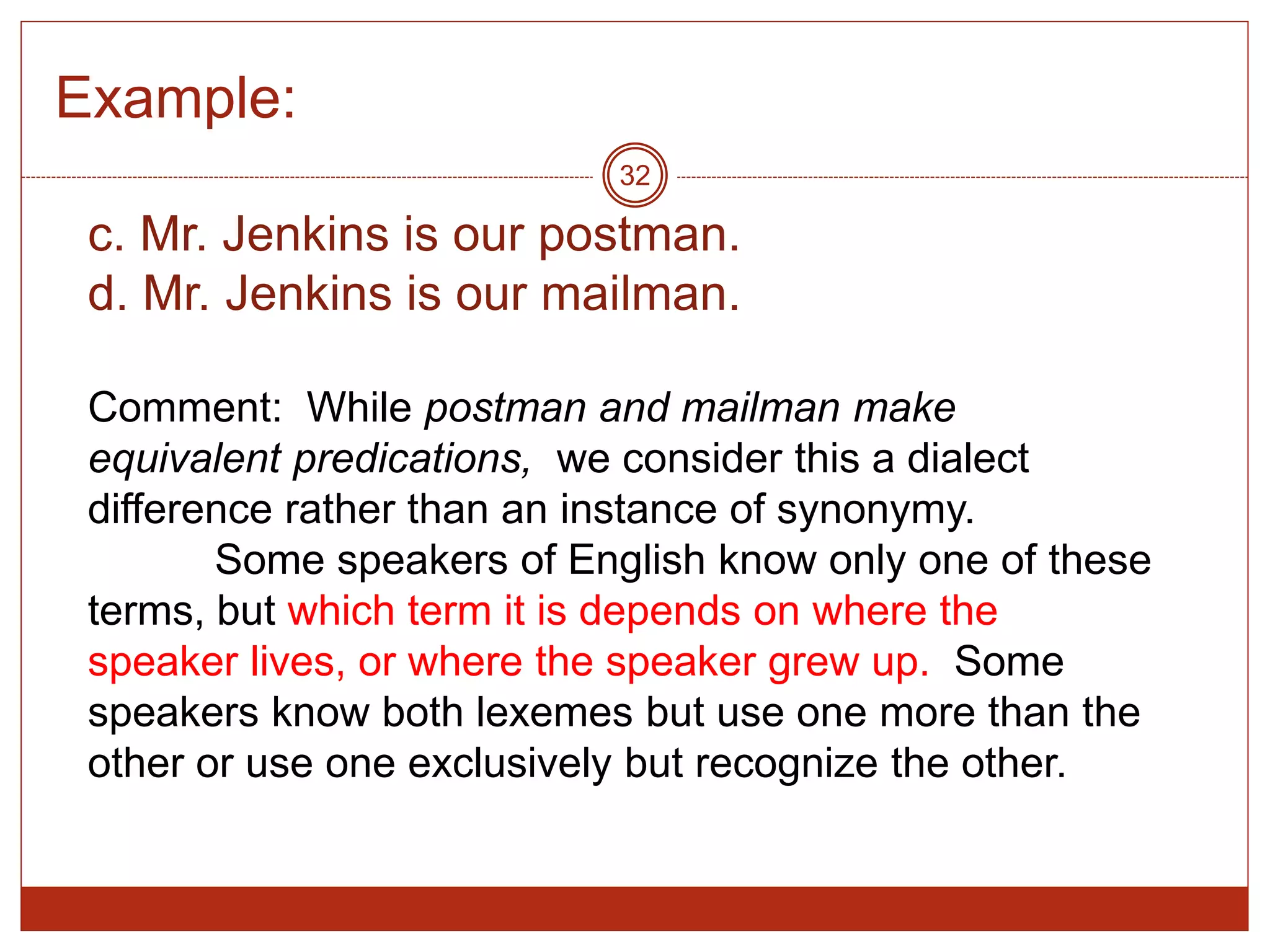 Lexical Relations in Semantic | PPTX