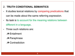 Lexical Relations in Semantic | PPTX