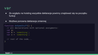 Lexical scope, function vs. block scope, hoisting, scope closures | PDF | Web Development | Internet