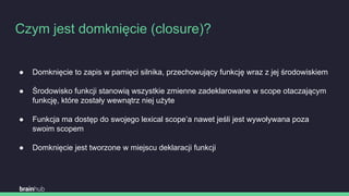 Lexical scope, function vs. block scope, hoisting, scope closures | PDF ...