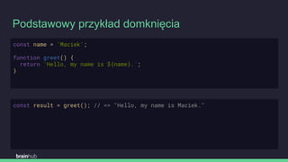 Lexical scope, function vs. block scope, hoisting, scope closures | PDF | Web Development | Internet
