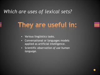 Lexical sets | PPT
