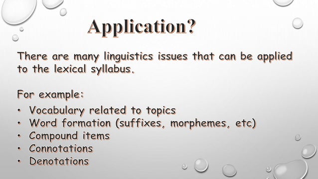 Lexical Syllabus and Corpus Linguistics | PPTX