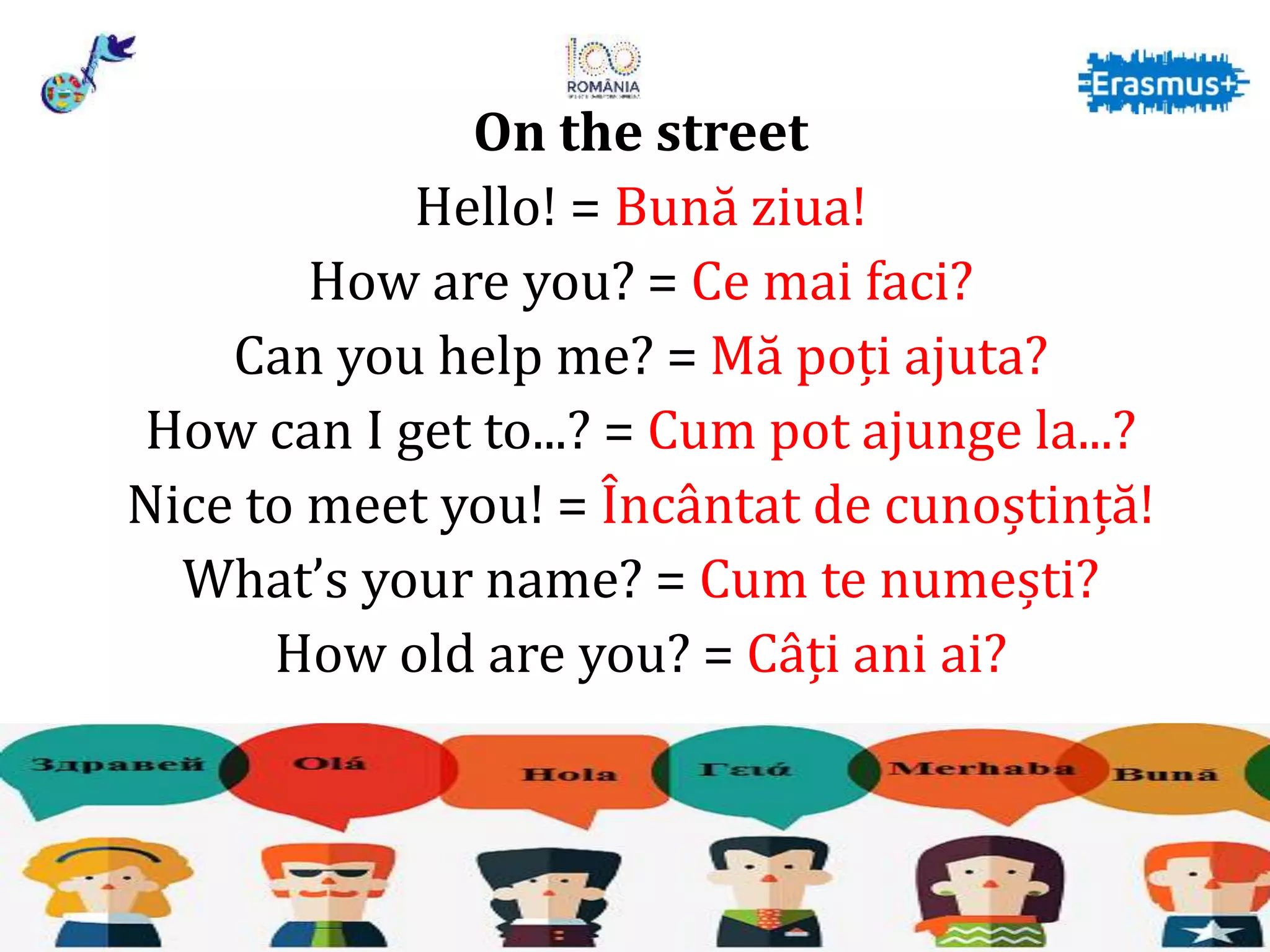 Basic Romanian Vocabulary | PPT