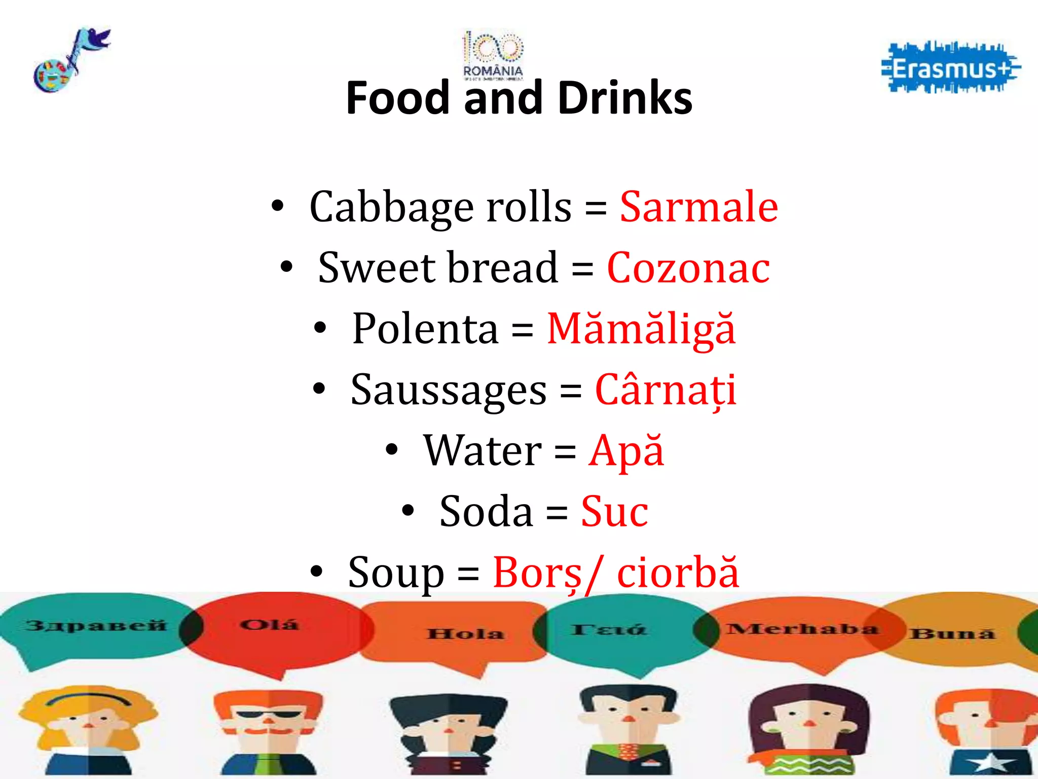 Basic Romanian Vocabulary | PPT