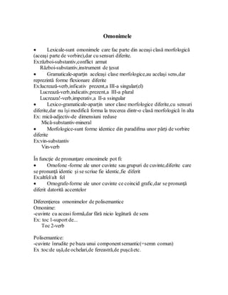 Lexicul | PDF