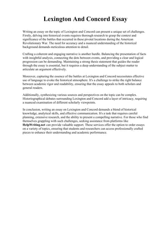 Lexington And Concord Essay.pdf
