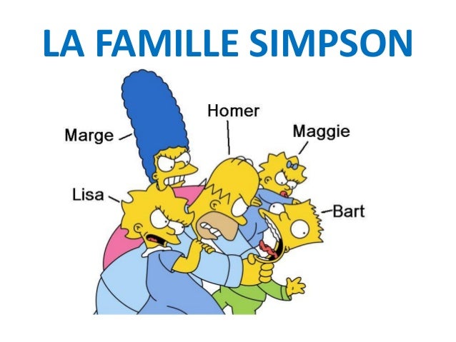 Lexique la famille simpson