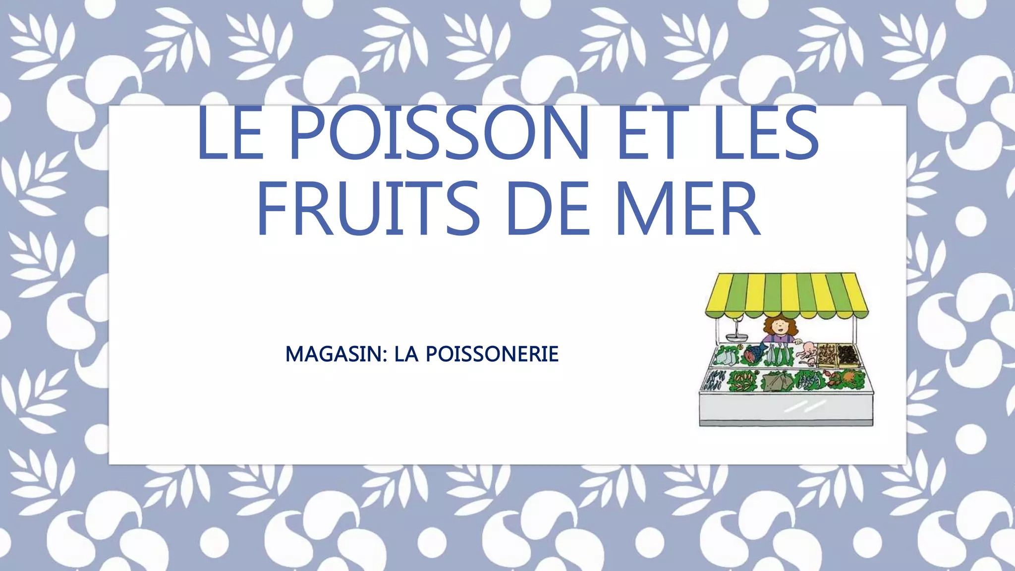 Lexique les aliments | PPTX