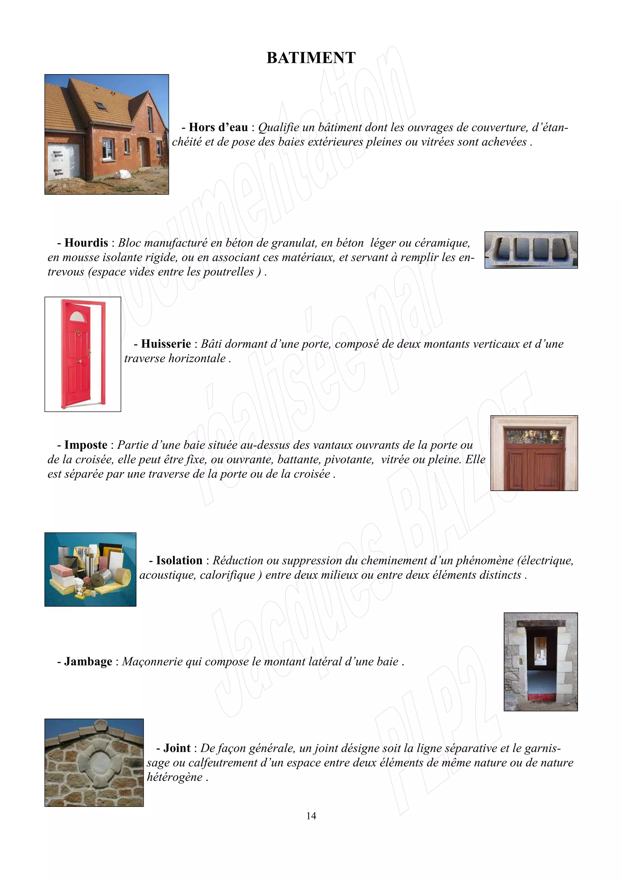 Lexique habitat | PDF