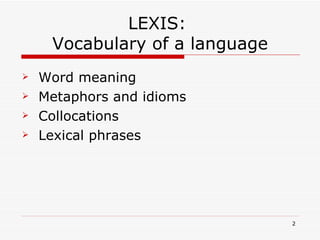 Lexis | PPT