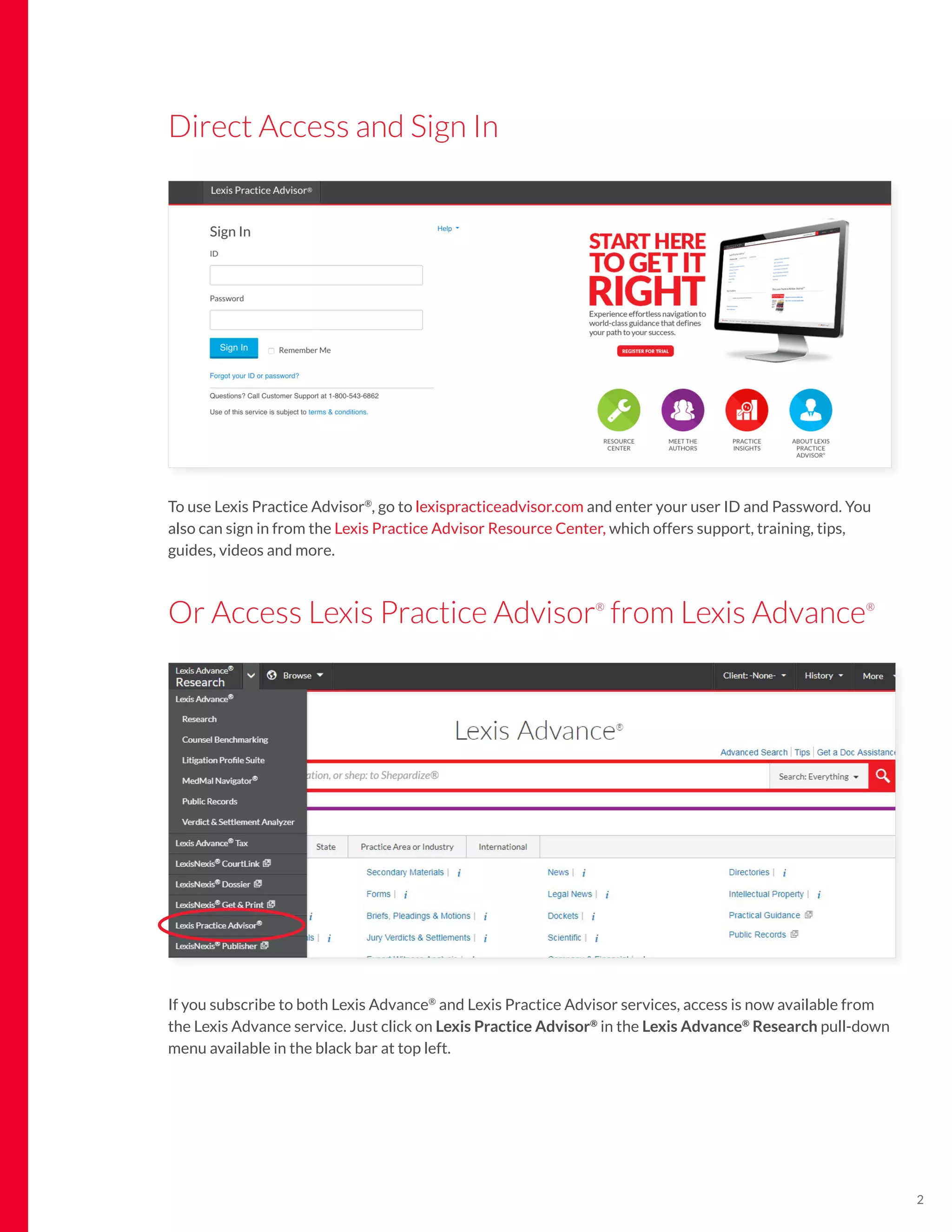 Lexis Practice Advisor Quick Reference Guide | PDF