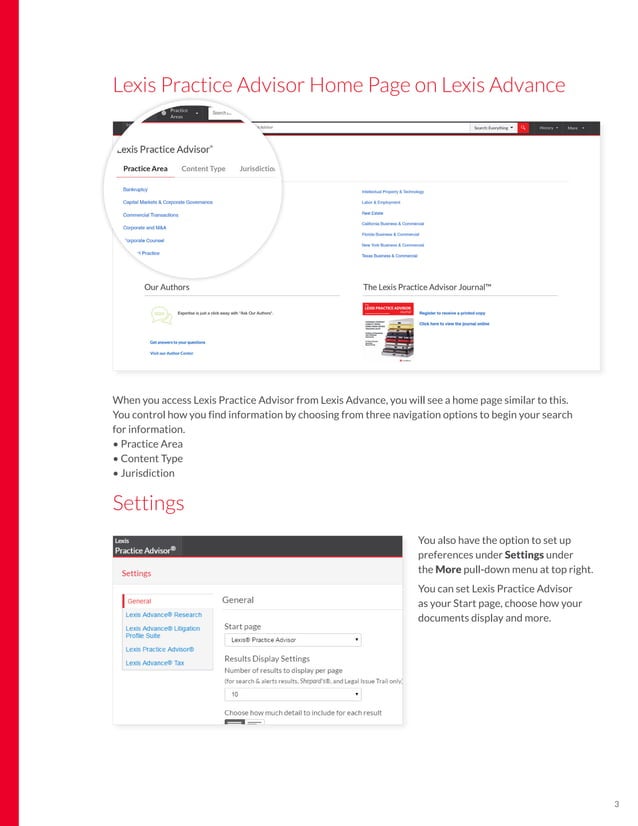 Lexis Practice Advisor Quick Reference Guide | PDF