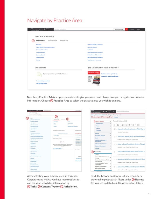 Lexis Practice Advisor Quick Reference Guide | PDF