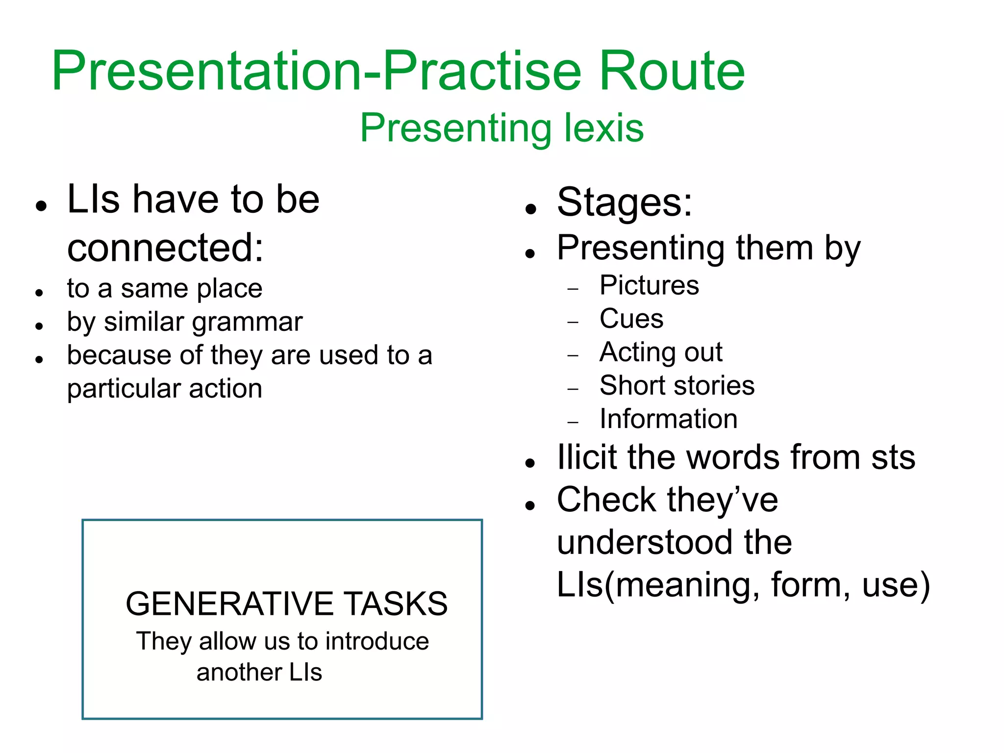 Lexis: a unit of meaning | PPTX