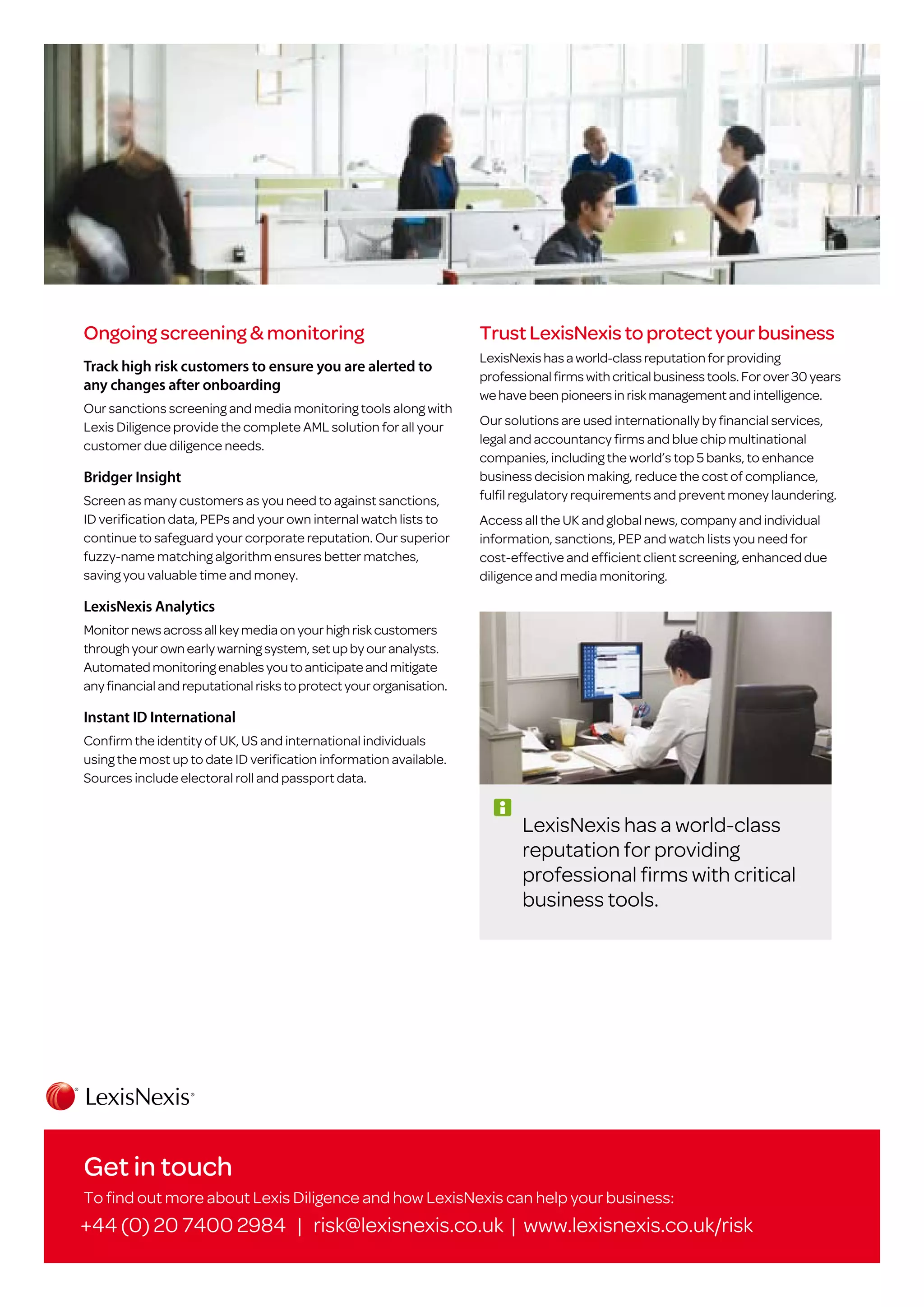 Lexis Diligence for Anti-money laundering | PDF