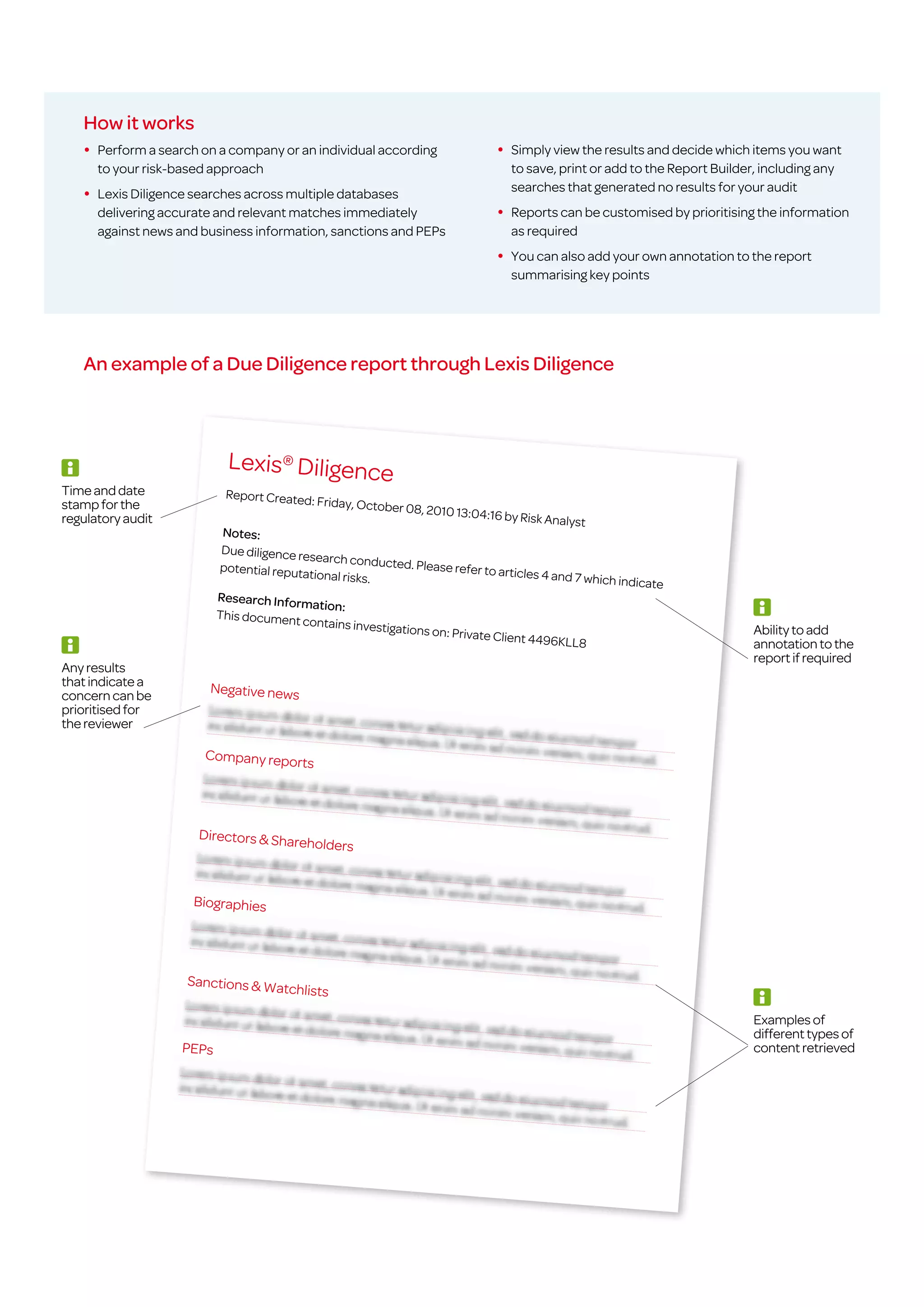 Lexis Diligence for Anti-bribery and Corruption_brochure | PDF