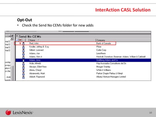 Cornerstones of CASL Compliance | PPT