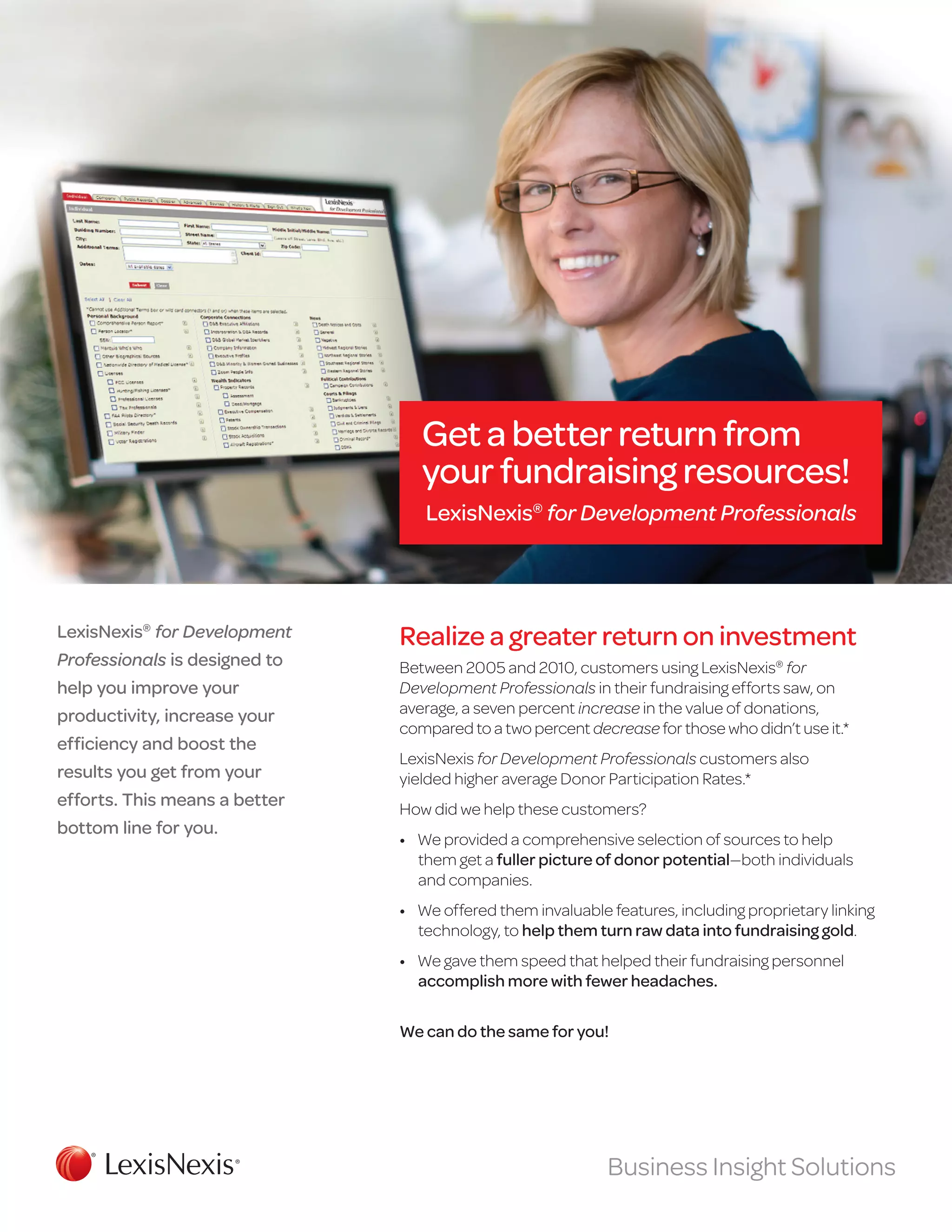 LexisNexis for Development Professionals (LNDP) brochure | PDF