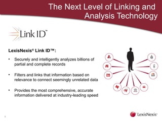 Lexis Nexis Risk Solutions O Verview | PPT