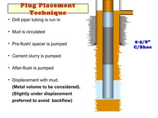cement plug job | PPT
