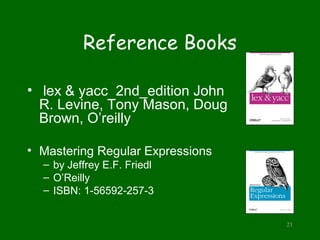 Lex (lexical analyzer) | PPT