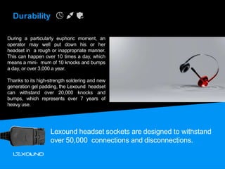 Lexound PRO 6000 headset for call centers | PPSX