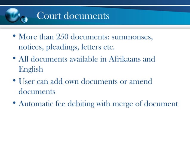 Lexpro presentation | PPS