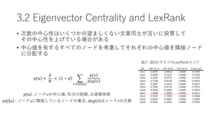 論文紹介 LexRank: Graph-based Lexical Centrality as Salience in Text ...