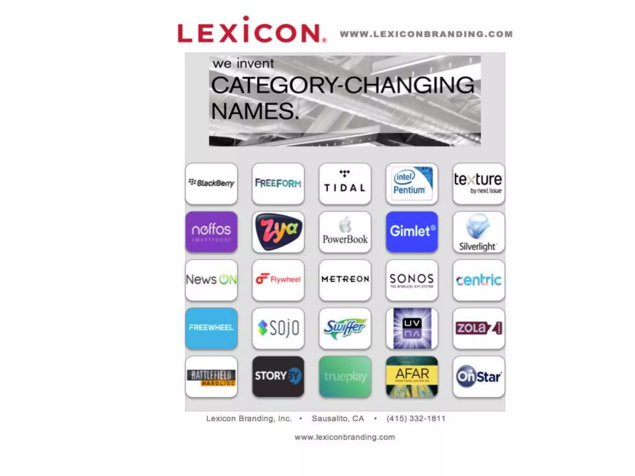 Lexicon Branding Work | PPT